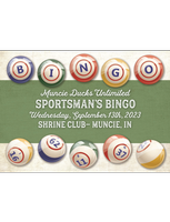 Muncie Ducks Unlimited Sportsman's Bingo: Wed, Sep 13, 2023