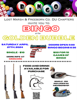 Gun Bingo at the Golden Bubble (Wells): Sat, Apr 27, 2024