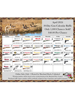 April 2024 30-Day Gun Calendar Raffle: Sun, Mar 31, 2024